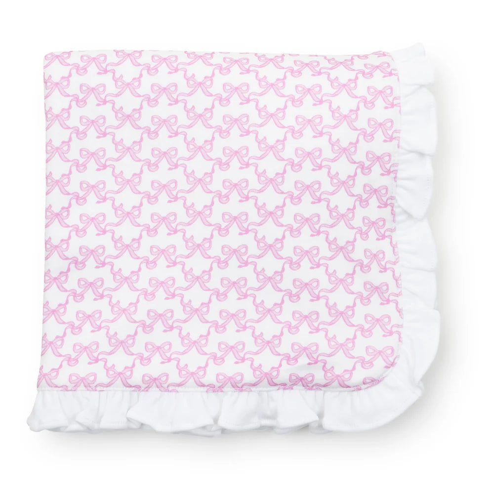 Pretty Pink Bows Blanket – Ellie B. Children's Boutique