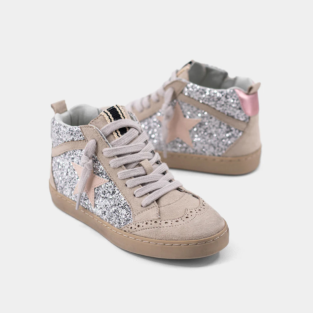 Paulina Mini - Sterling Glitter – Ellie B. Children's Boutique