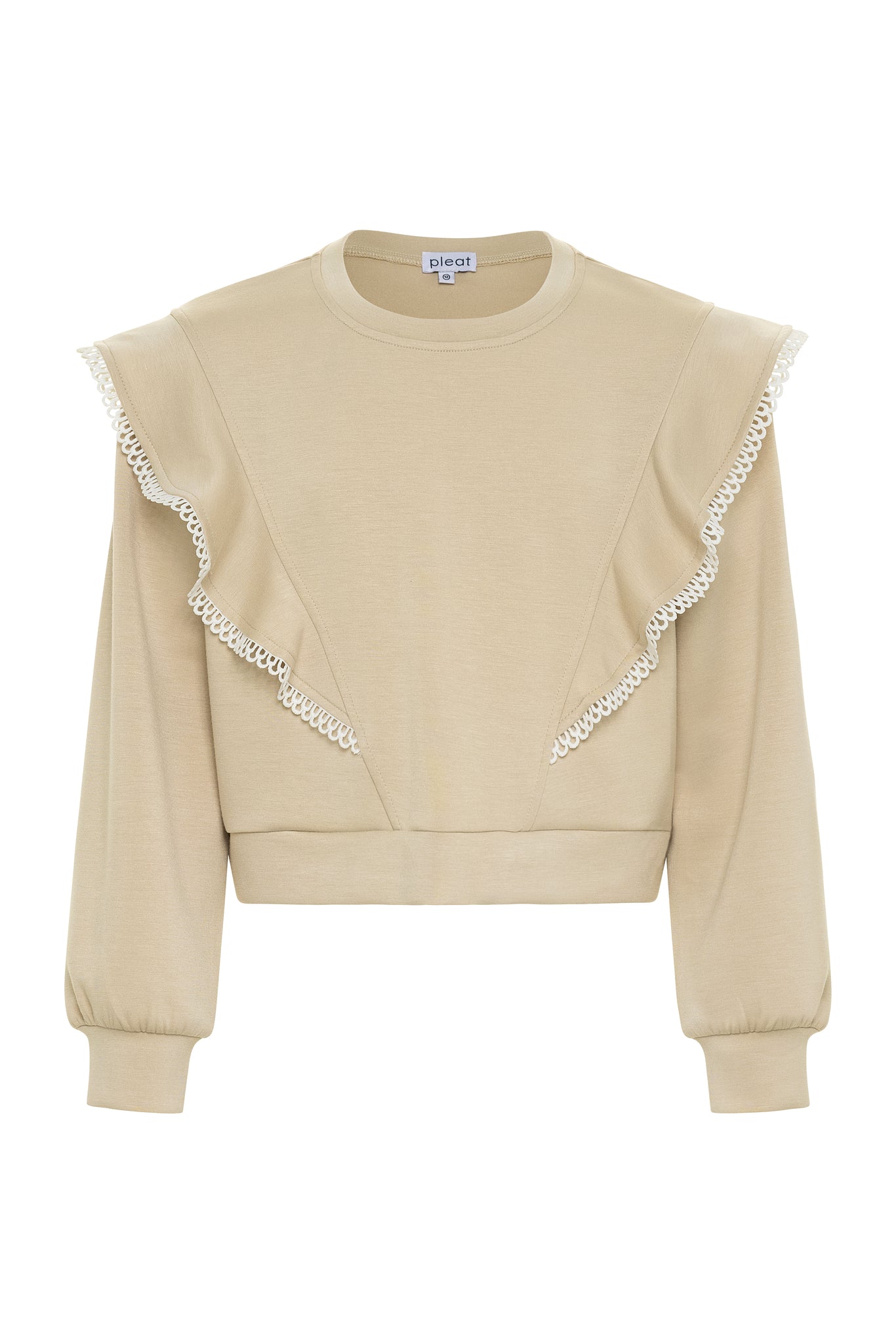 Livvy Sweatshirt- Beige – Ellie B. Children's Boutique